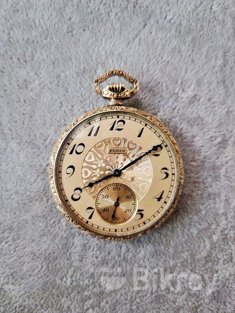 1923 Most Rare Gold ELGIN Pocket watch 100 Years Old বিক্রি in রমনা ...