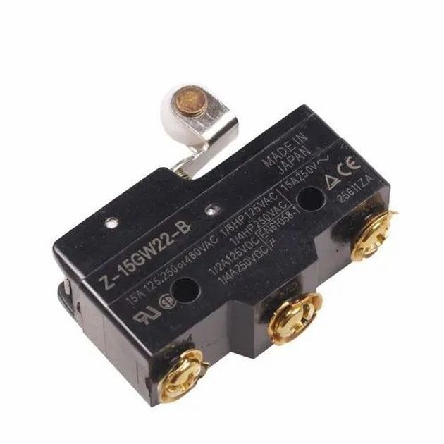 1pc For Basic Switch With Short Hinge Roller Lever 15a Z-15gw22-b for ...