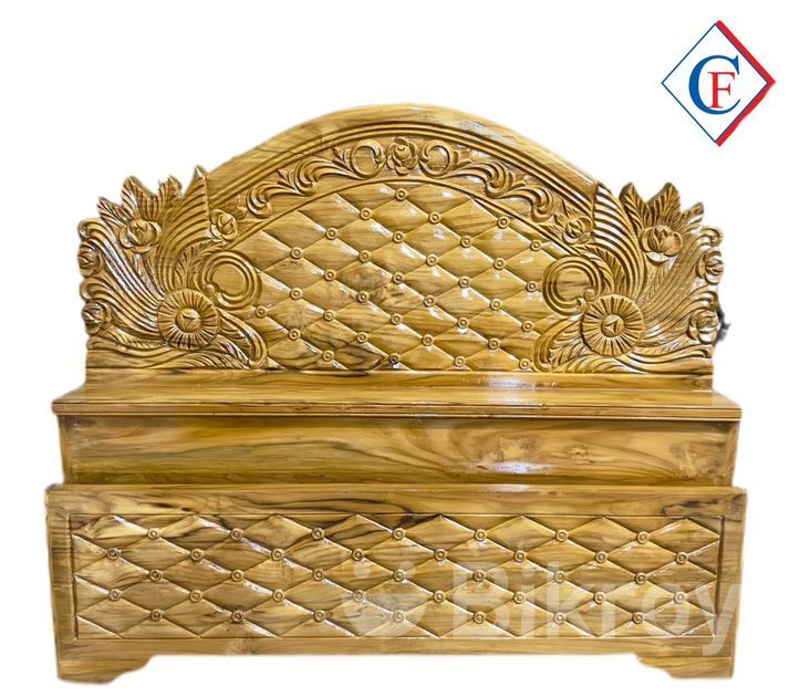 5’ X 7’ Ruiton Ful Desgin Semi Box Khat for Sale in Jatrabari | Bikroy