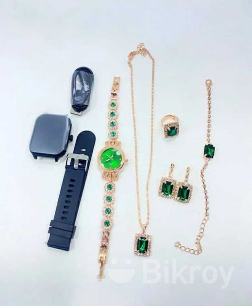 A56 Plus Smartwatch Combo Set | Bikroy