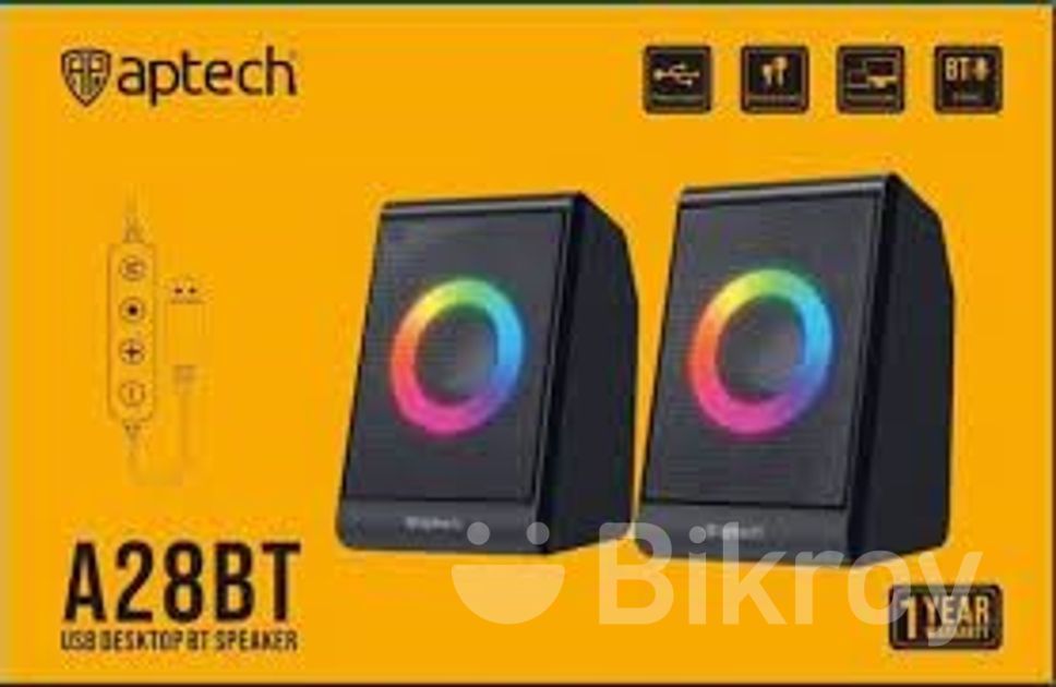 Aptech RGB USB Bluetooth Speaker- A28BT for Sale in Cumilla | Bikroy