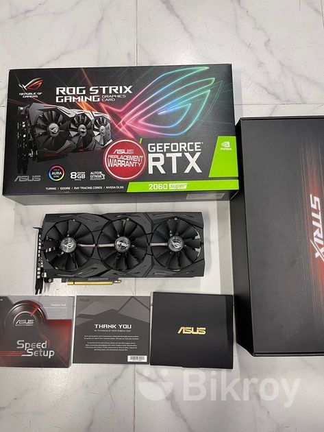 ASUS ROG STRIX RTX 2060 SUPER 8GB DDR6 HIGH GPU WARRANTY বিক্রি | মিরপুর | Bikroy