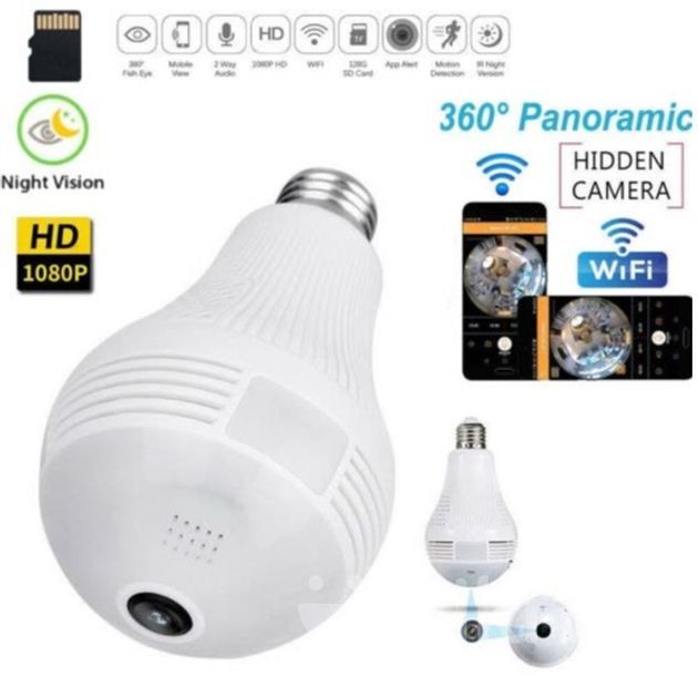 Buy Bulb Camera V380 PRO WiFi Wireless 360 Degree Fisheye Lens ... Buy Bulb Camera V380 PRO WiFi Wireless 360 Degree Fisheye Lens ...