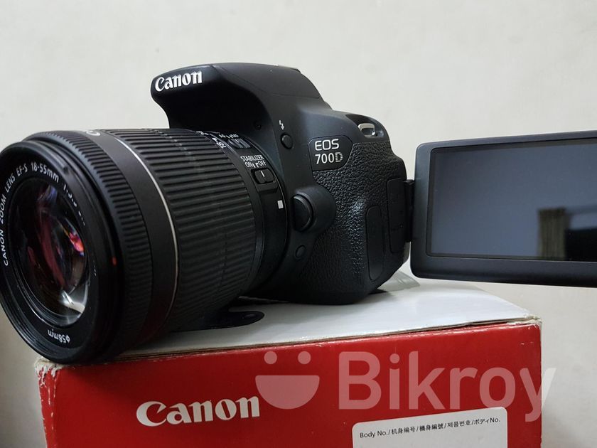Canon 700D with Lens & Warranty (FullBox) for Sale in Dhanmondi | Bikroy