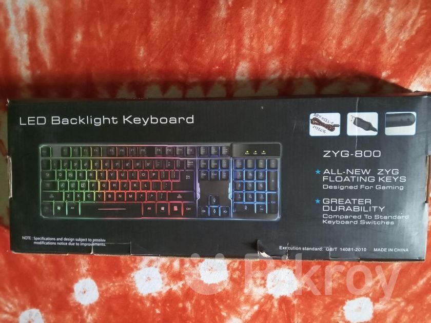 Compro Zyg-800 Rgb Keyboard for Sale in Satkhira | Bikroy