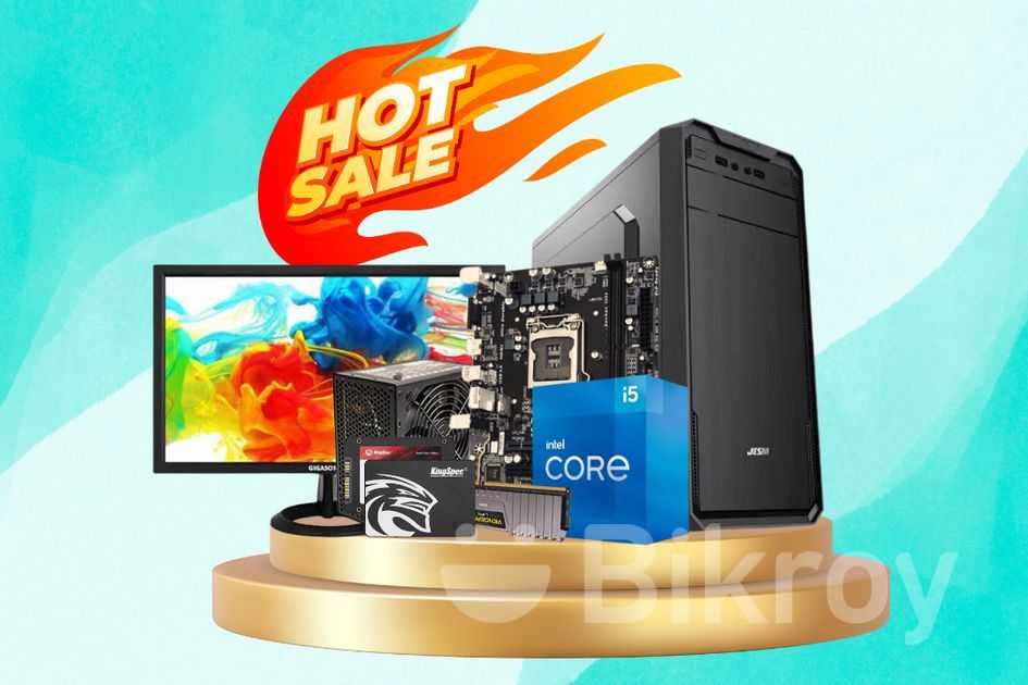 Core i5 Full Desktop PC - 1TB SSD 16GB Ram Monitor for Sale in New ...