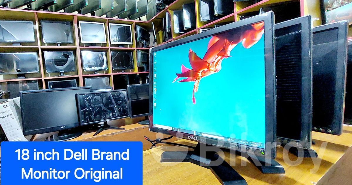 Dell Led Monitor 18" Original Brand Full HD 100% Fresh Condition With... for Sale in Elephant ...