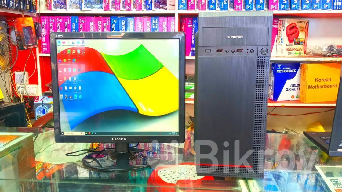 Desktop New Core2dou HP 20"LED Ram-4GB//HD-500GB Pc in Mirpur | Bikroy