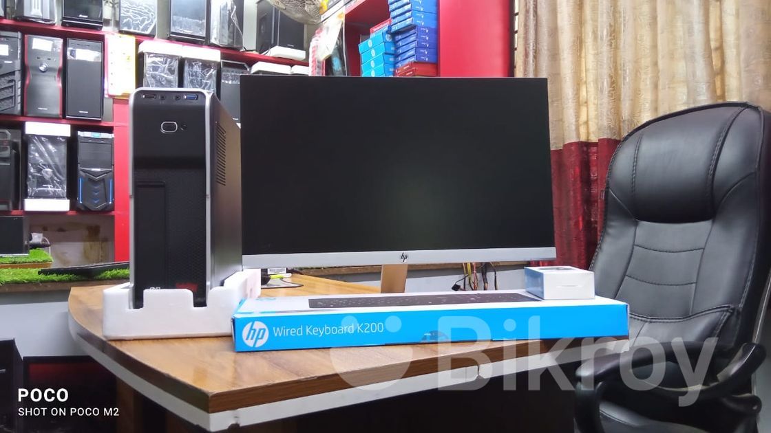 Desktop PC | 2000GB HDD / 256GB SSD + 4GB RAM এবং HP 19"LED for Sale in Mirpur | Bikroy
