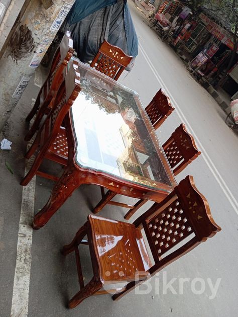 Dining Table & 6 Chair Segun Kat. for Sale in Mirpur | Bikroy