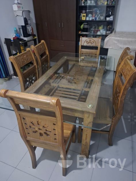 Dining Table with 6 Chair for Sale in Uttara | Bikroy