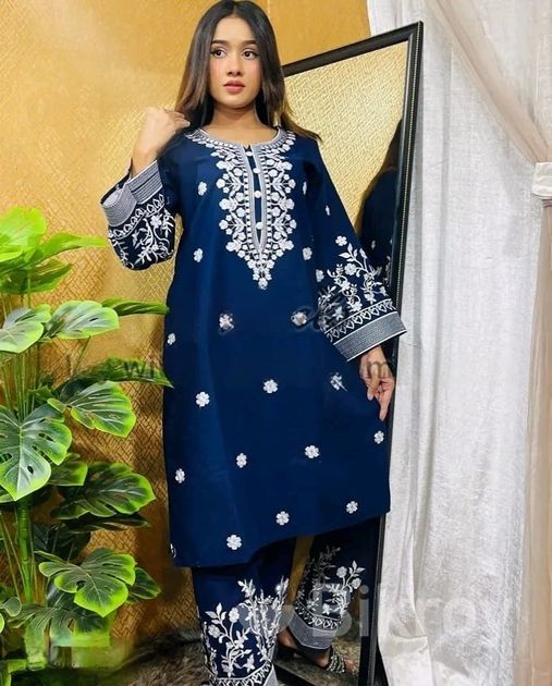 Embroidery Two Piece | Bikroy