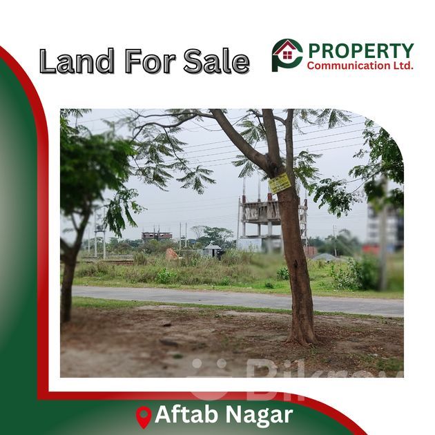 Exclusive- 4 Katha Plot At Aftab Nagar, Block: L - Aftab nagar | Bikroy