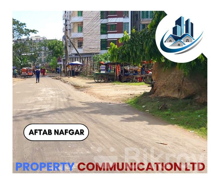 For Sale Aftabnagar Dhaka, Block-F, 6 Katha Plot 50 feet Road - Aftab ...