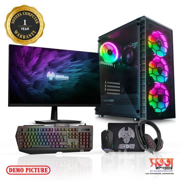 Full New Core i5 3rd Gen+ 8GB Ram+ 120GB SSD + 19" Led Monitor for Sale in Khulna Sadar | Bikroy