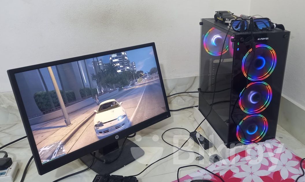 Gaming pc with monitor for Sale in Mirpur | Bikroy