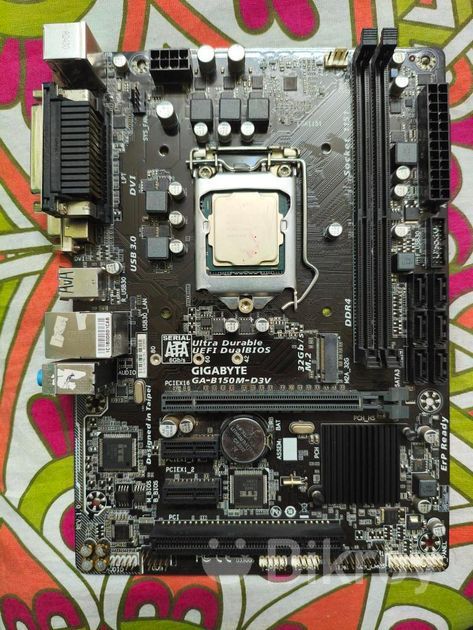 Gigabyte B150 6/7 gen mobo + i5 7500 7gen processor for Sale in Shyamoli | Bikroy
