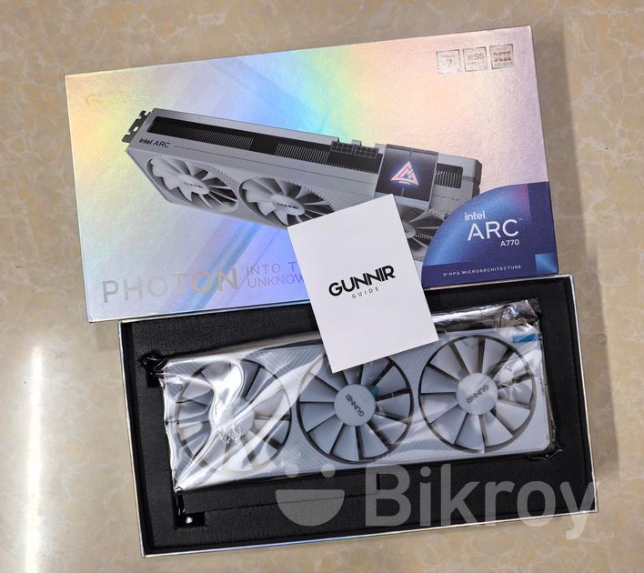 GUNNIR Intel Arc A770 16GB PHOTON GDDR6 Graphics Card White for Sale in ...
