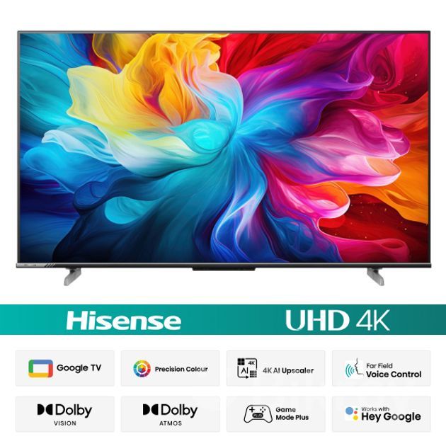 HISENSE 50 INCH 50A6F3 4K UHD SMART LED VOICE CONTROL GOOGLE TV for ...