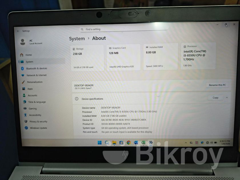 Hp Elitebook 840 G5 for Sale in Chuadanga | Bikroy