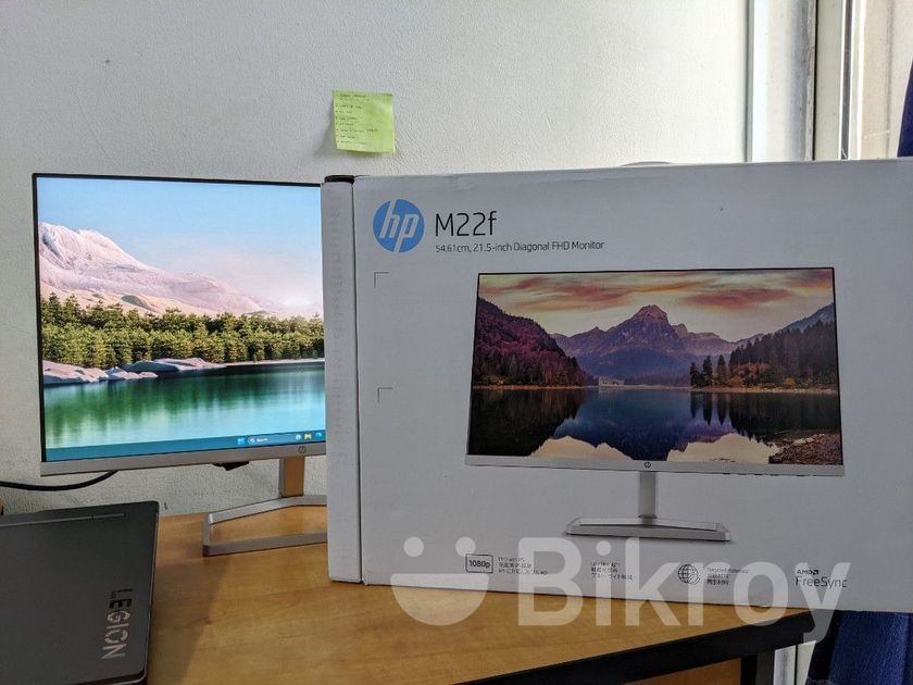 HP M22F IPs borderless Monitor ডিসপ্লে তে একটি দাগ আছে for Sale in ...