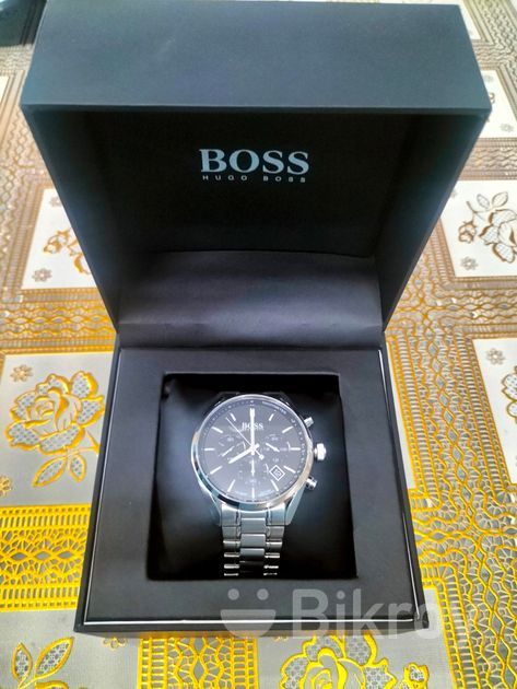 Hugo Boss - Champion Steel men's watch with bracelet | Bikroy