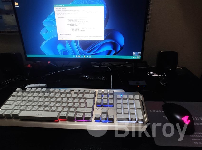 i3 7th gen 8gb ddr4 256gb m.2 NVME 21.45" redmi monitor in Tongi | Bikroy