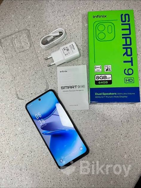 Infinix Smart 9 HD full box (Used) for Sale in Uttara | Bikroy