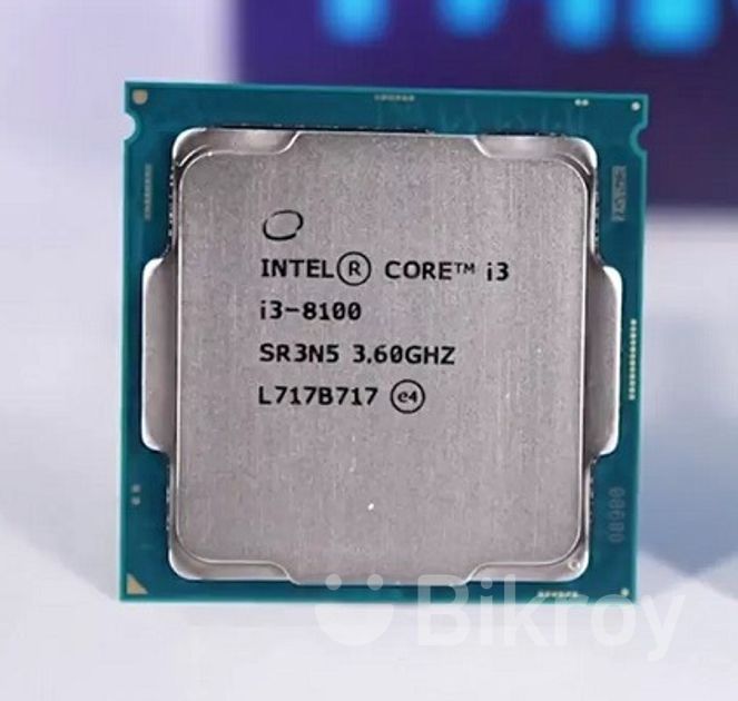 Intel Core i3 8th Gen-8100 Coffee Lake Quad-Core 3.6 GHz LGA 1151 for Sale in Elephant Road | Bikroy