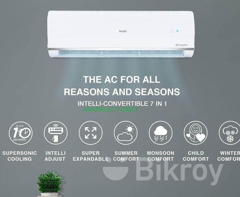 Inverter Haier 1.5 Ton Turbo Cool air conditioner/ac for Sale in Mirpur ...
