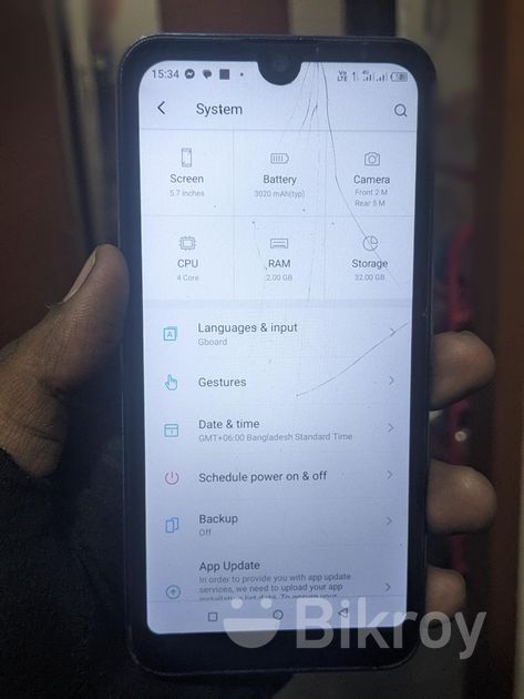 Itel A26 2+32 (Used) for Sale in Jatrabari | Bikroy