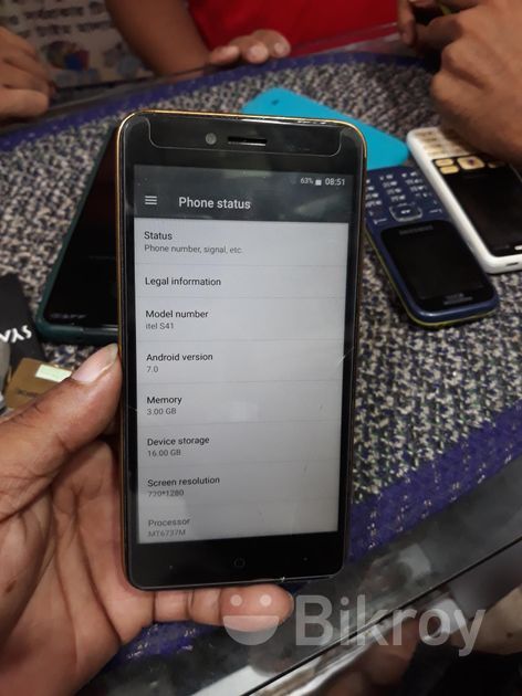 Itel s41. 3/16 (Used) for Sale in Pabna | Bikroy