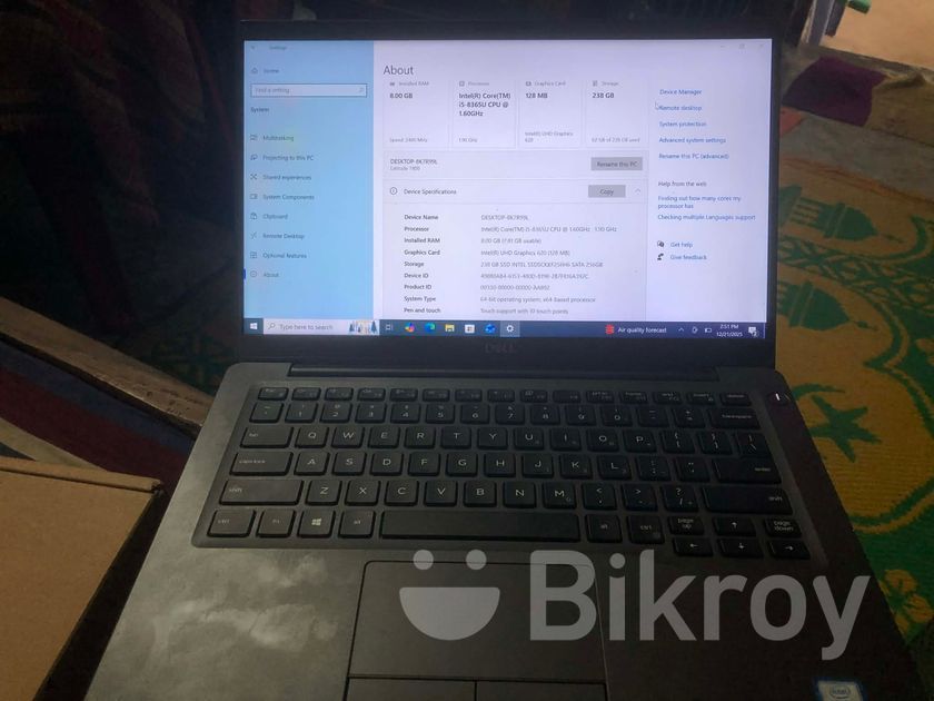Laptop for Sell for Sale in Uttara | Bikroy