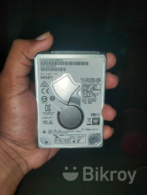 Laptop Hard Disk 1 Terabyte Hgst ( Japanese Brand) for Sale in Motihar ...