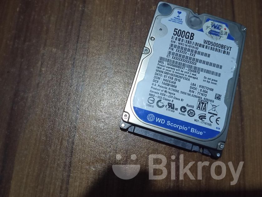 Laptop Wd 500 Gb Hard Disc. for Sale in Patuakhali | Bikroy