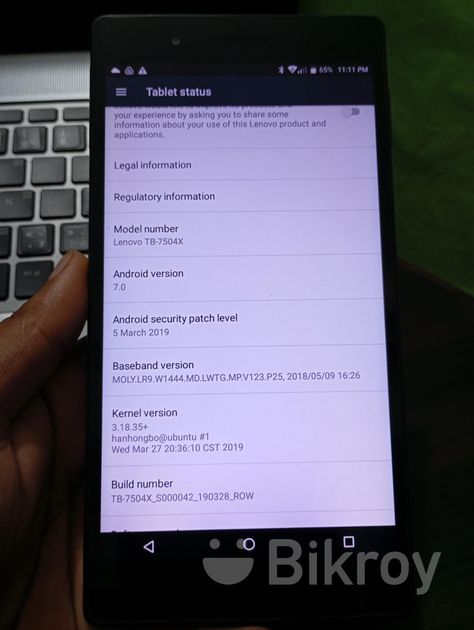 Lenovo Tab-750 4x (Used) for Sale in Mohammadpur | Bikroy