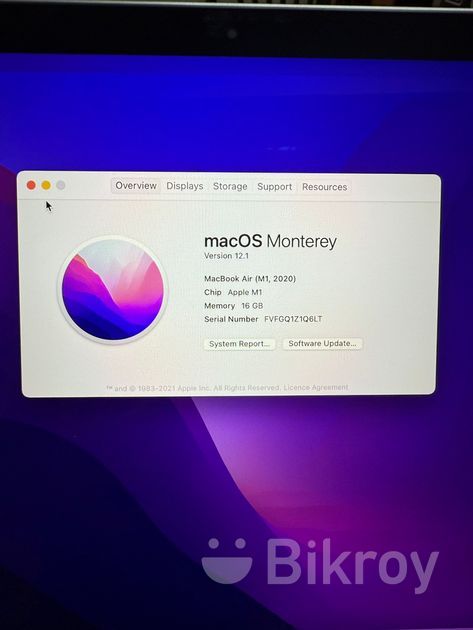 Macbook ( M1) 16/512. Almost New for Sale in Chuadanga | Bikroy