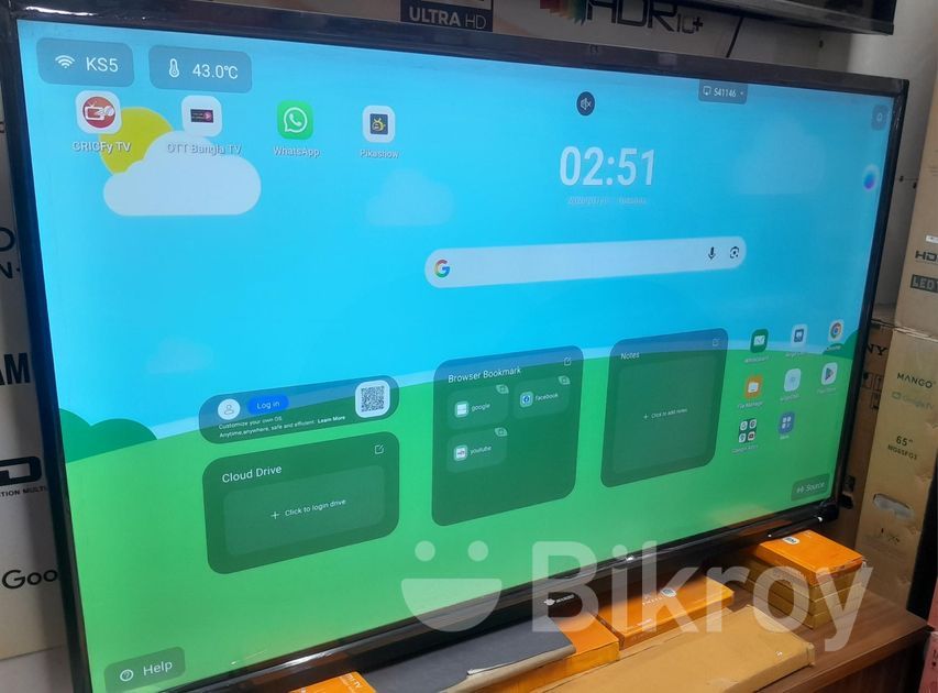 Mango 65"interactive Smart Board. for Sale in Paltan | Bikroy