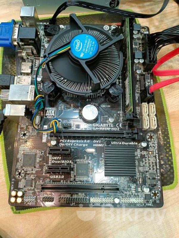 MOTHER BOARD+RAM +PROCESSOR CORE i3 4th Gen for Sale in Cumilla | Bikroy