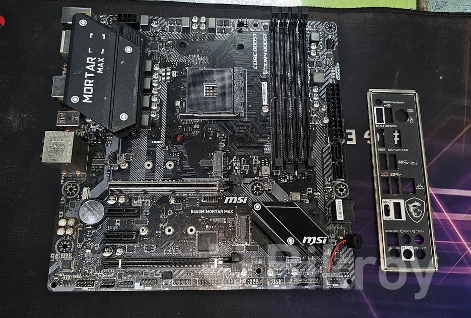 MSI B450M MORTAR AMD B450 Socket AM4 DDR4 64GB Micro ATX Motherboard ...