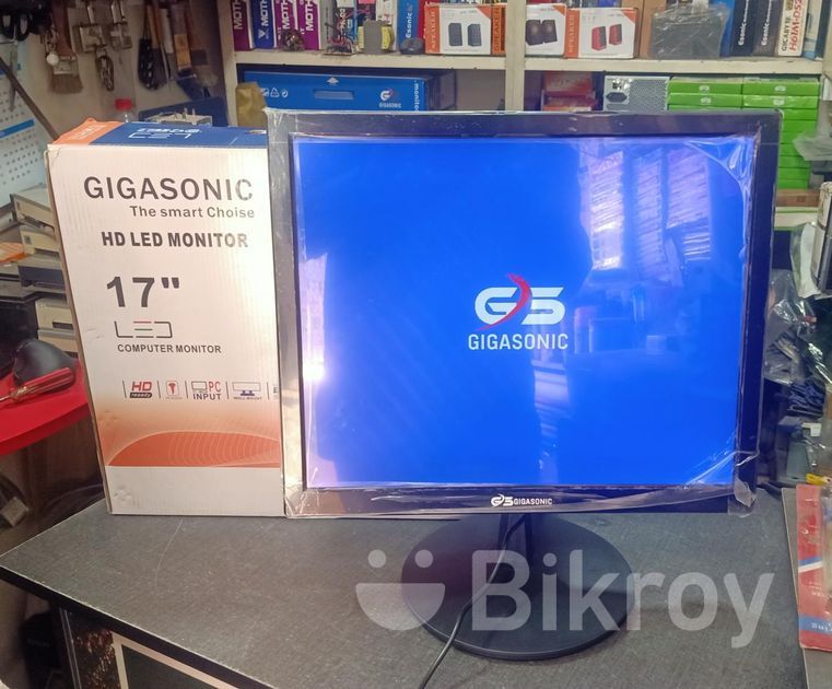 New & intact Gigasonic 17" LED Square Monitor with 01 Year warranty for ...