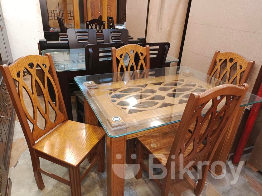 NEW CANADIAN OAK 4 CHAIR DAINING SET. M # 6932 for Sale in Mirpur | Bikroy