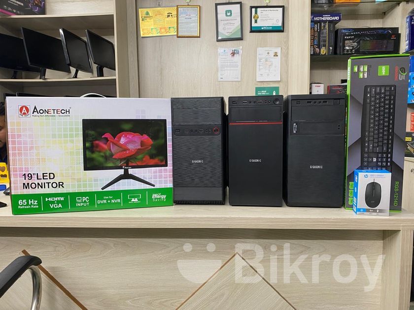 New Desktop PC Set_i3 (4th Gen)_Ram 16GB_SSD 128GB_19"LED Monitor_Mouse ...