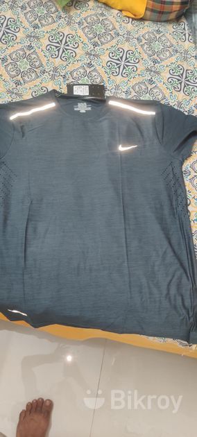 Nike miler dark grey dri fit shirt for Sale in Uttara | Bikroy