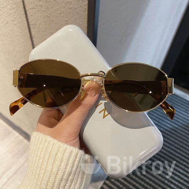 Oval Shape Trendy Sunglass | Bikroy