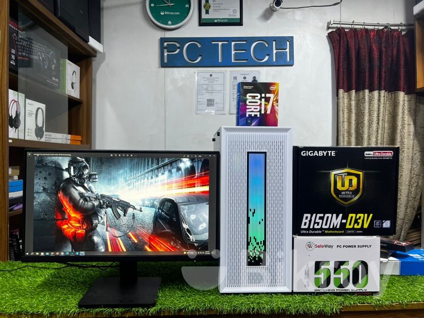 ফ্রিল্যান্সিং PC 6TH GEN + গেমিং | 8GB RAM 1-TB / 128GB SSD & HP 19"LED for Sale in Mirpur | Bikroy