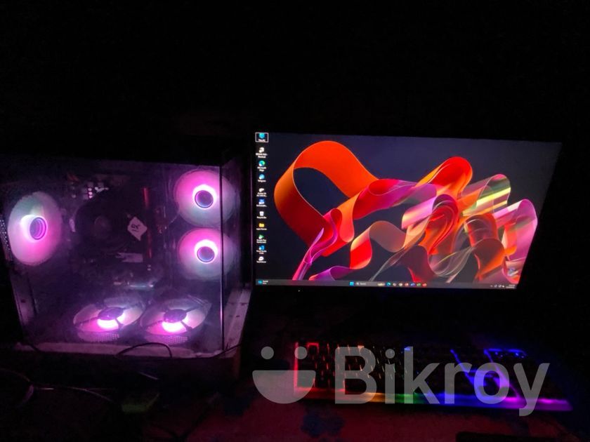 প্রায় নতুন Gaming PC Full Setup বিক্রি হবে – Ryzen 5 + IPS Monitor for ...
