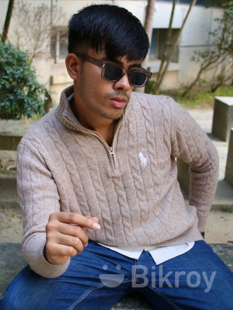 Ralph Lauren Half Zeeper Full Sleeve Sweater | Bikroy