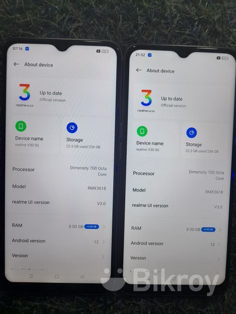 Realme V30 5G(8/256) (Used) for Sale in Pabna | Bikroy