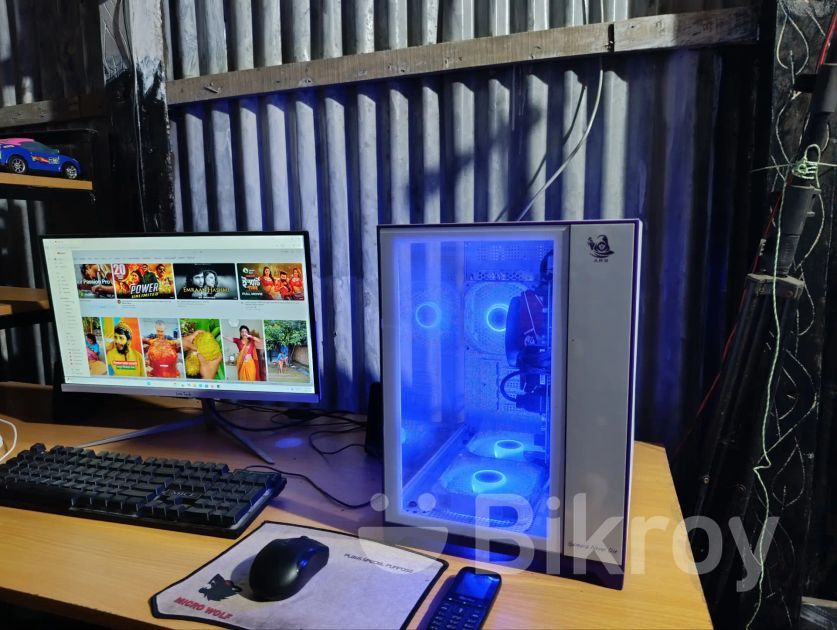 Ryzen 5 Gaming PC (RGB Setup + Bezel-Less Monitor) | SSD RGB Keyboard ...